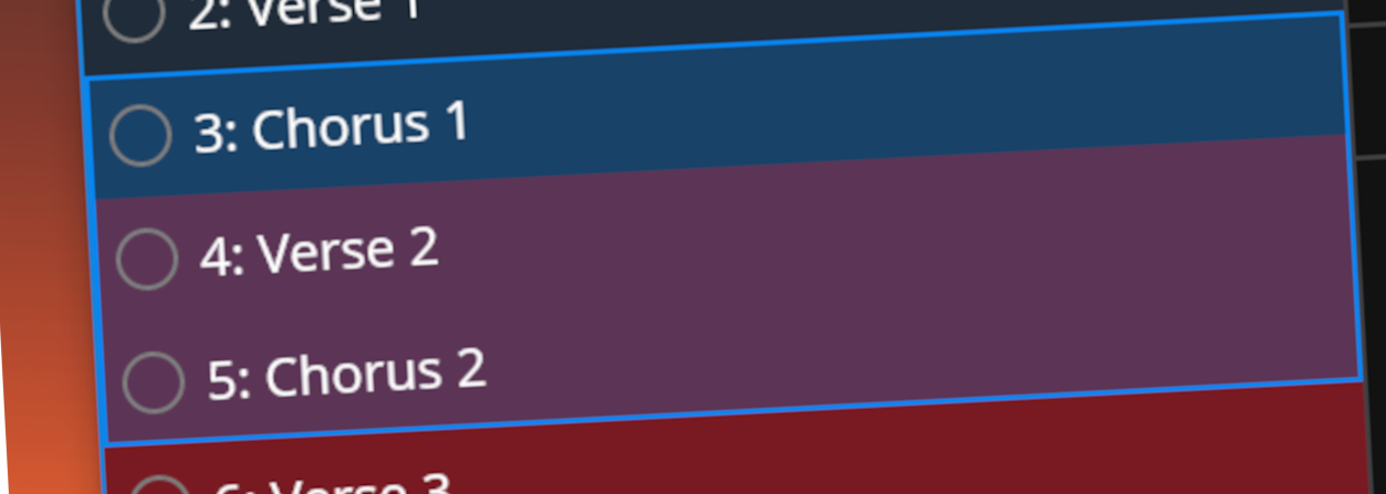 New Selection Indicators