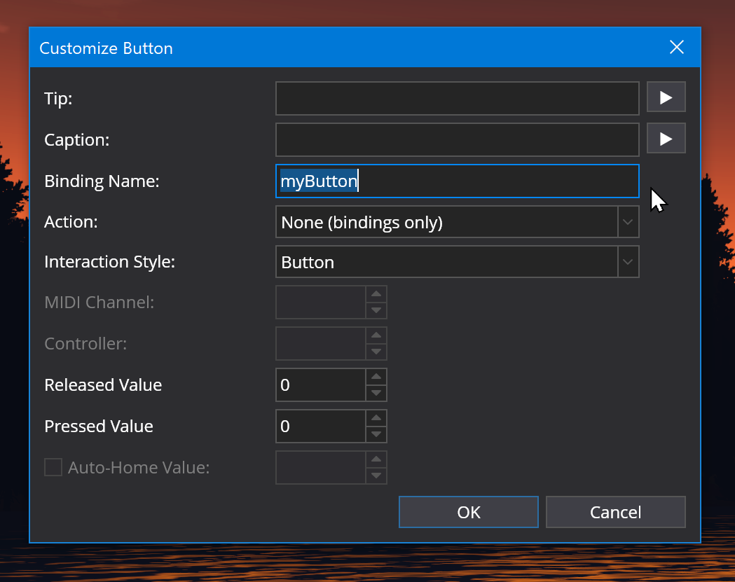 Controller Bar Bindings
